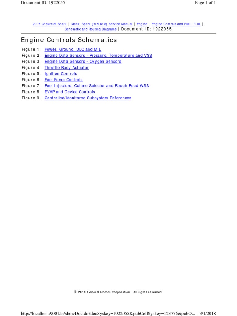 Diagramas Chevy Spark 1.0 | PDF | Technology & Engineering