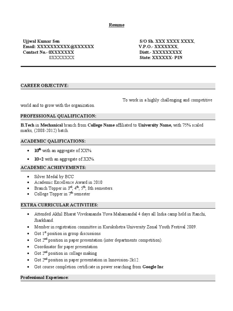 Ujjwal Kumar Sen CV Shared | PDF | Business