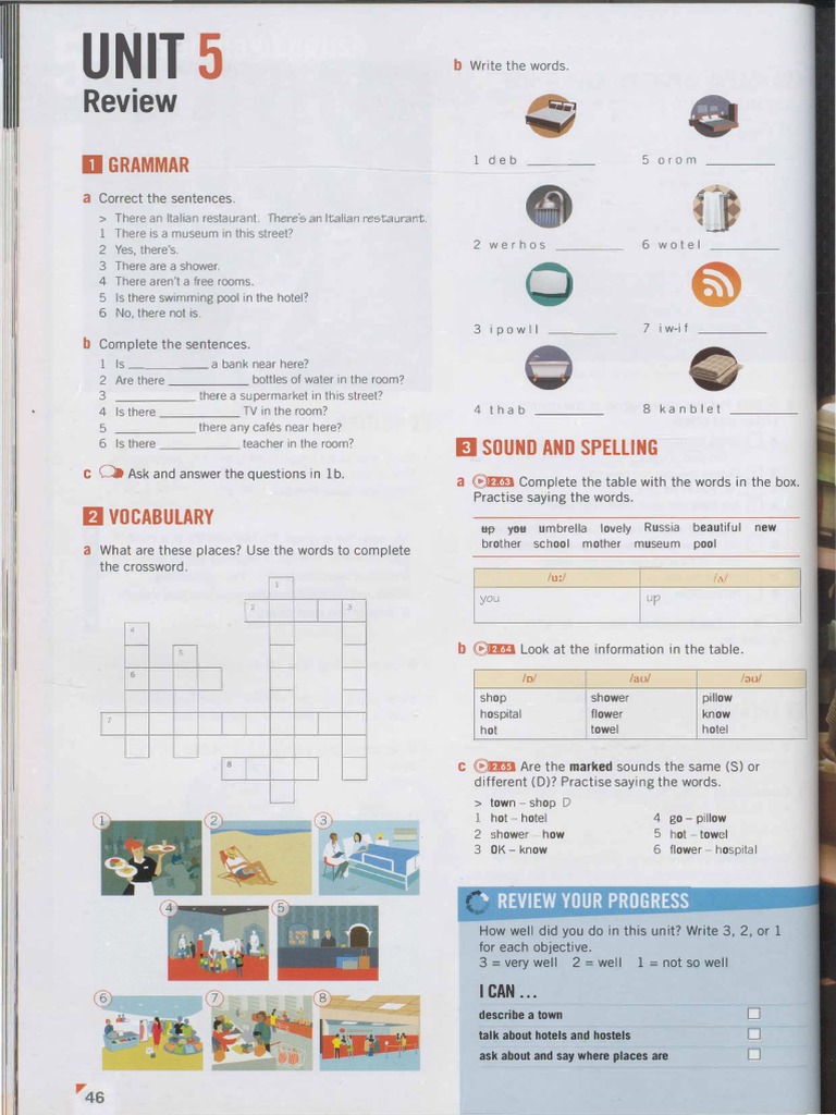 Empower A1 Review U5 | PDF | Human Communication | Cognition