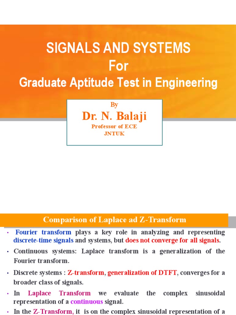 Signals and Systems For Signals and Systems For | PDF | Laplace ...