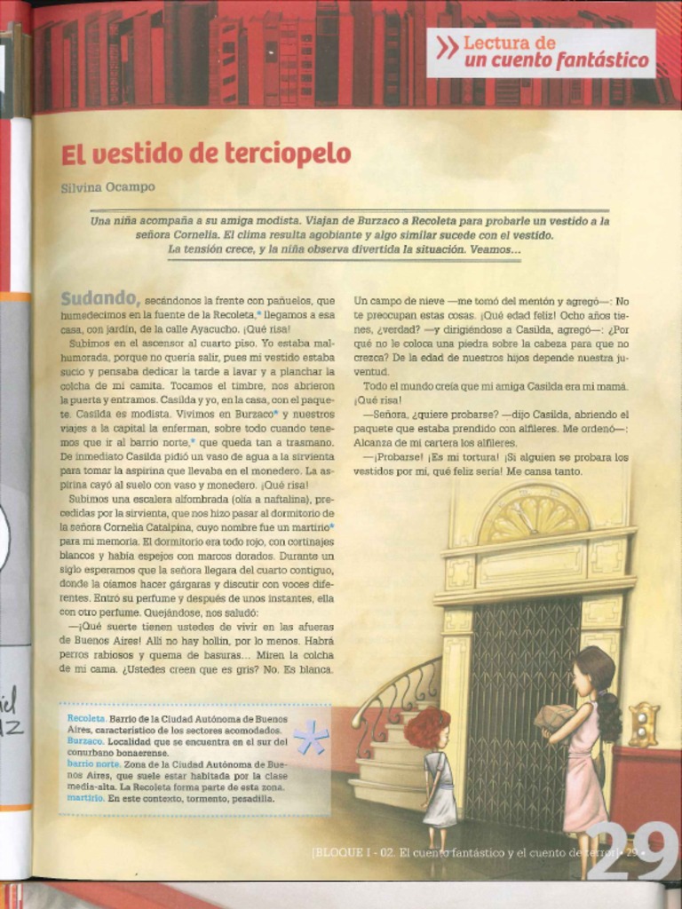 El Vestido de Terciopelo Silvina Ocampo | PDF