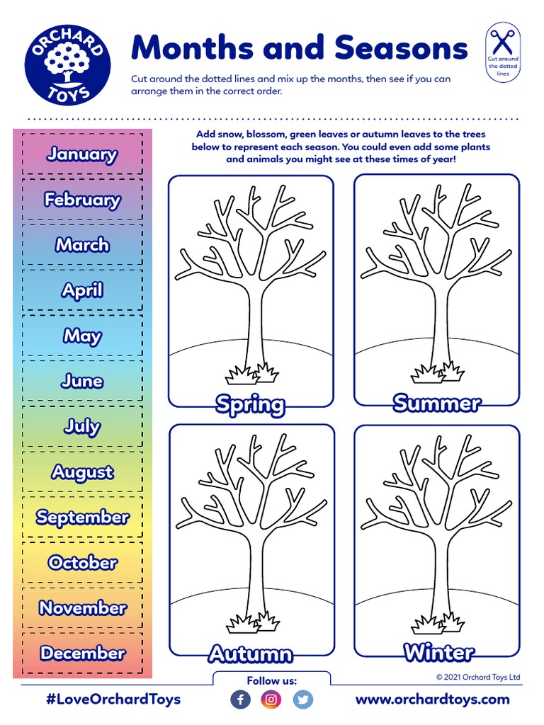 Seasons Tree Activity Sheet Amended