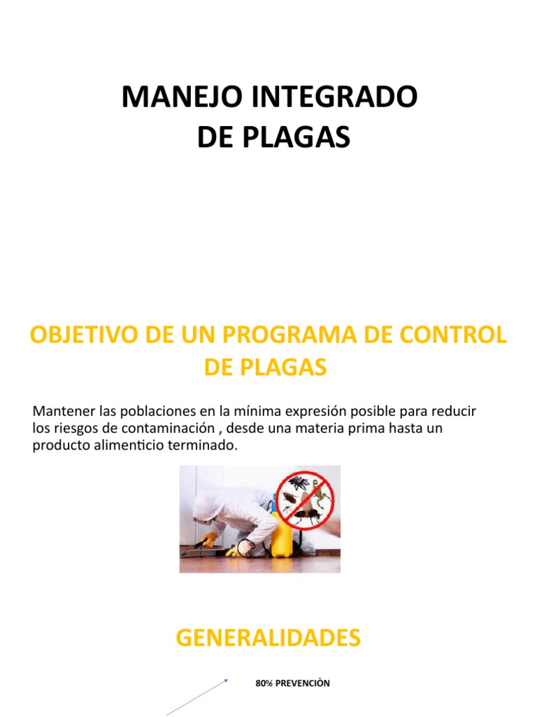 Manejo Integrado de Plagas | PDF | Plaga (organismo) | Alimentos