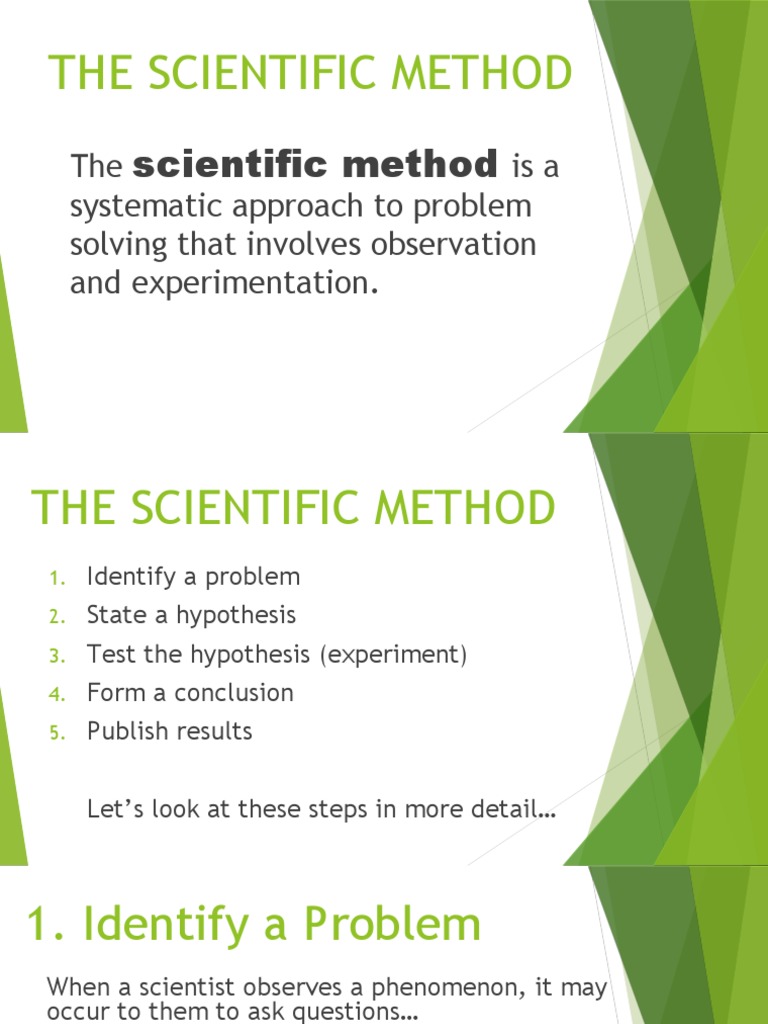 Scienific Method | PDF | Experiment | Scientific Method