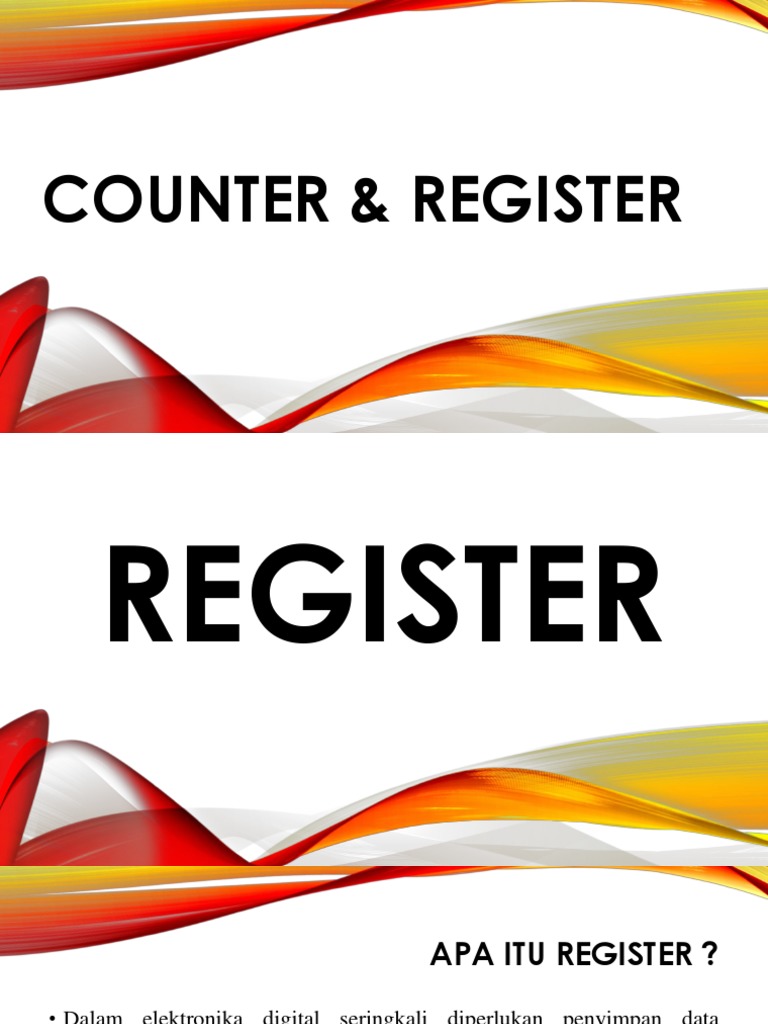 Pertemuan 12 - Counter Dan Register | PDF