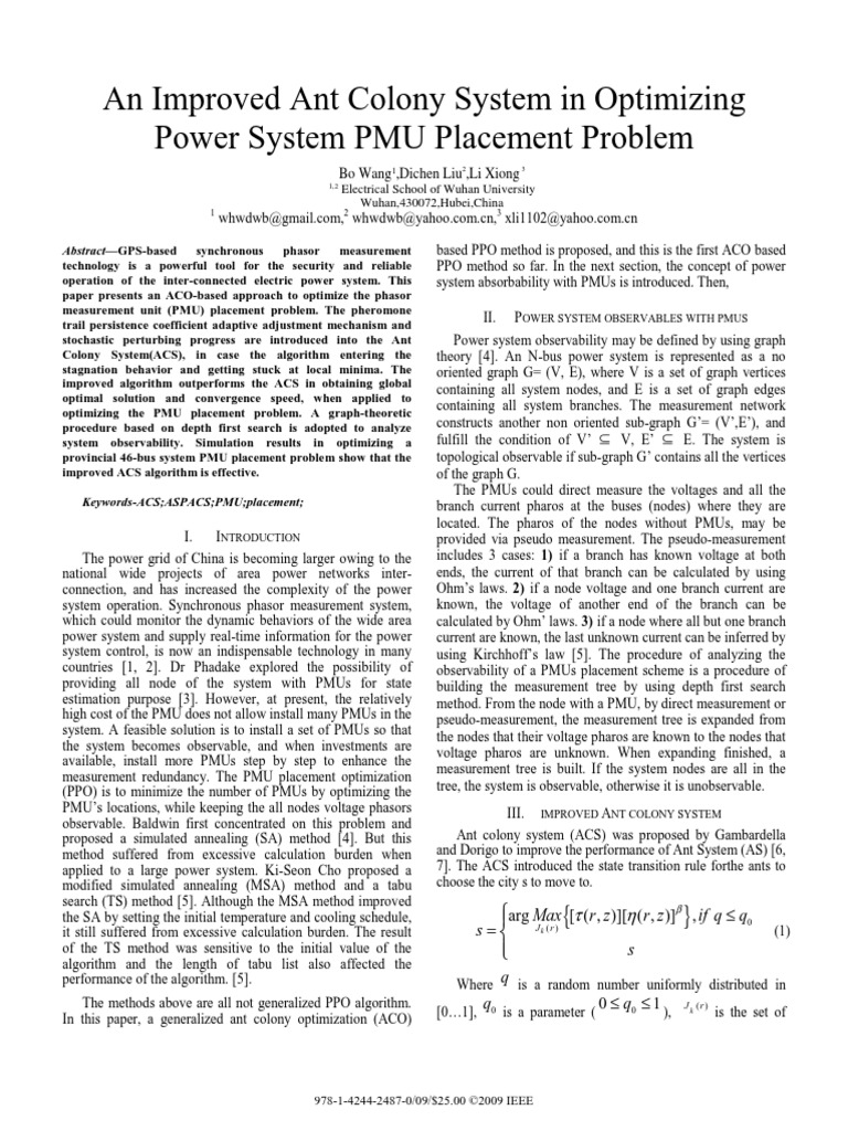 Ant Colony Optimization | PDF | Mathematical Optimization | Applied ...
