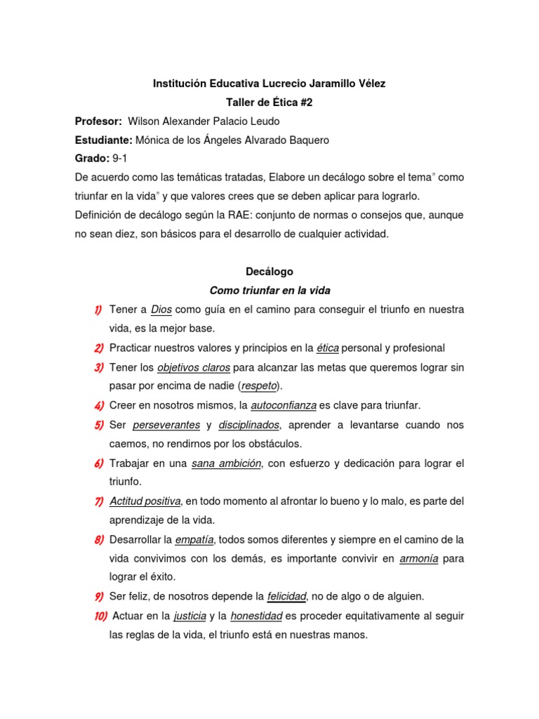 Como Triunfar en La Vida | PDF