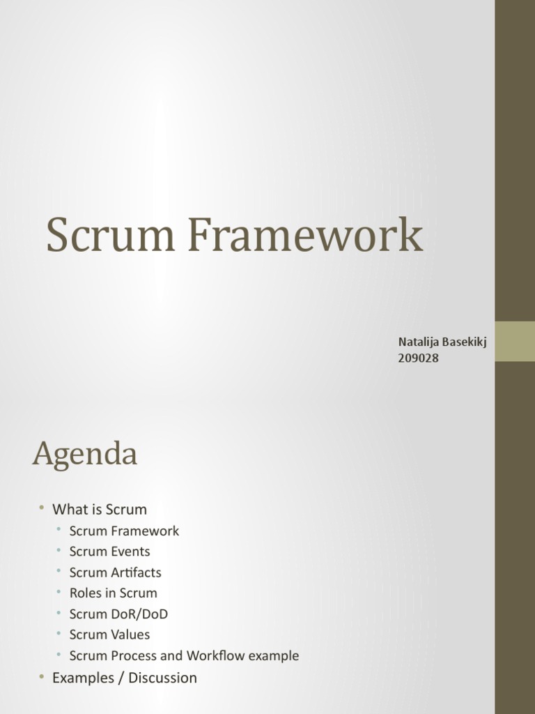 Scrum Framework 1 | PDF | Scrum (Software Development) | Information ...