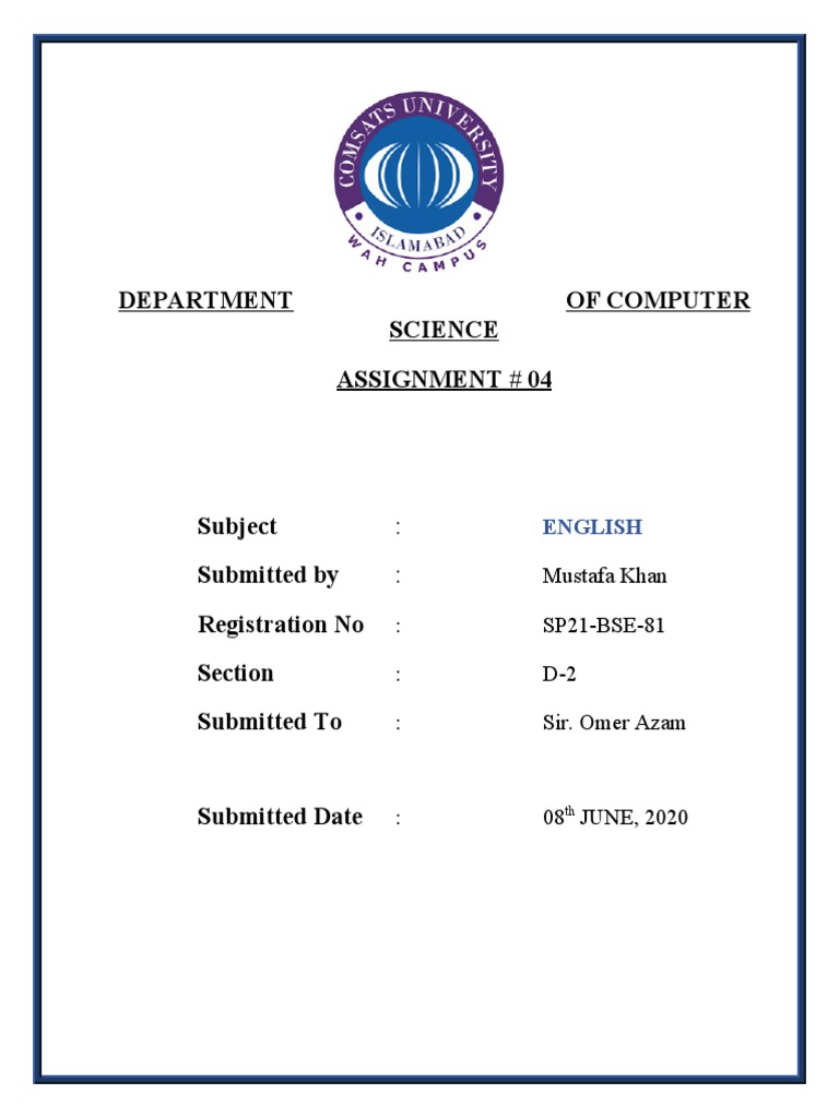 Department of Computer Science 04 | PDF | Career & Growth | Art