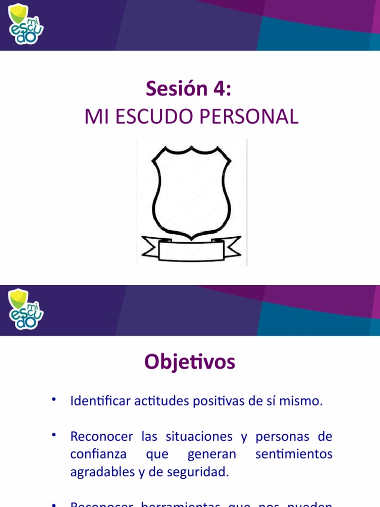 Sesion 4 Mi Escudo Personal | PDF