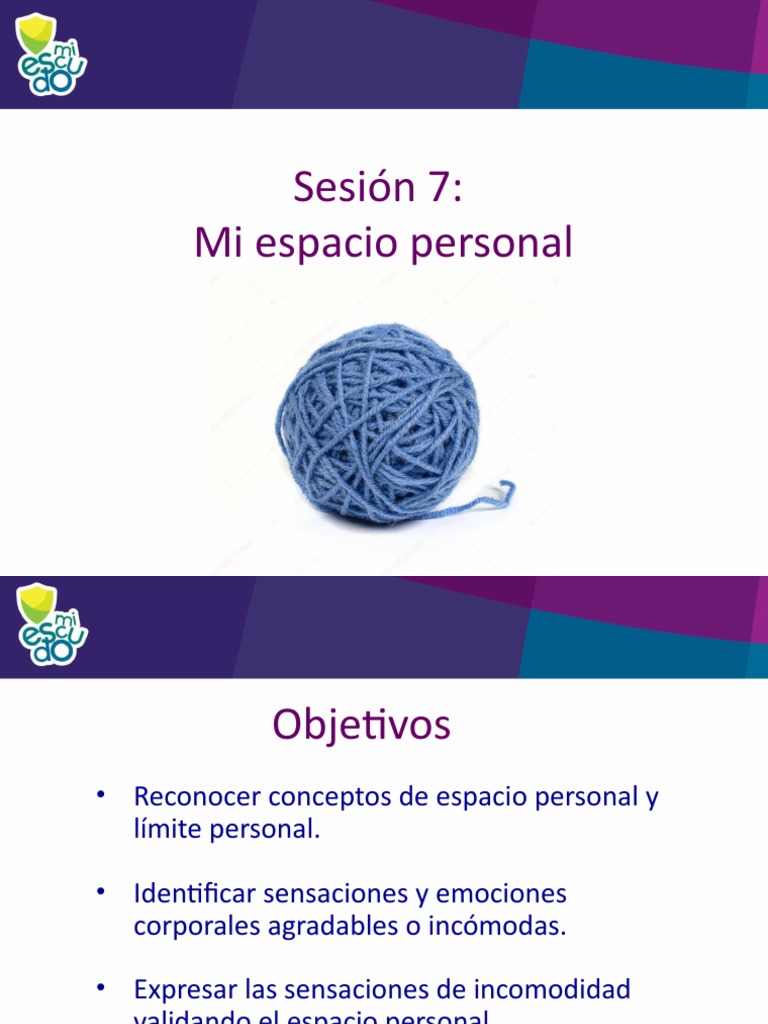 Sesion 7 Mi Espacio Personal | PDF