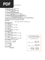 Chemistry 20 Formula Sheet PDF | PDF