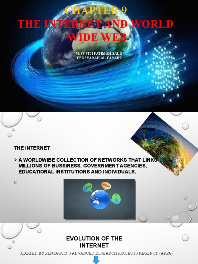 Chapter 9 The Internet & World Wide Web | PDF | World Wide Web ...