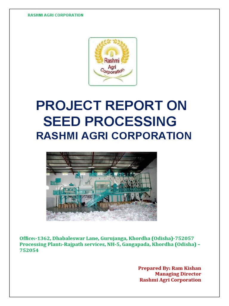 Seed Project-10Year | PDF | Seed | Agriculture