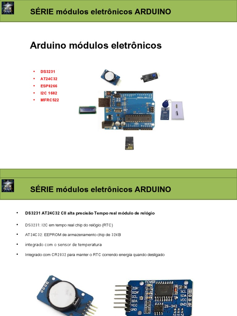 Arduino Electronic Modules - En.pt | PDF | Arduino | Wi-Fi Arduino Electronic Modules - En.pt | PDF | Arduino | Wi-Fi