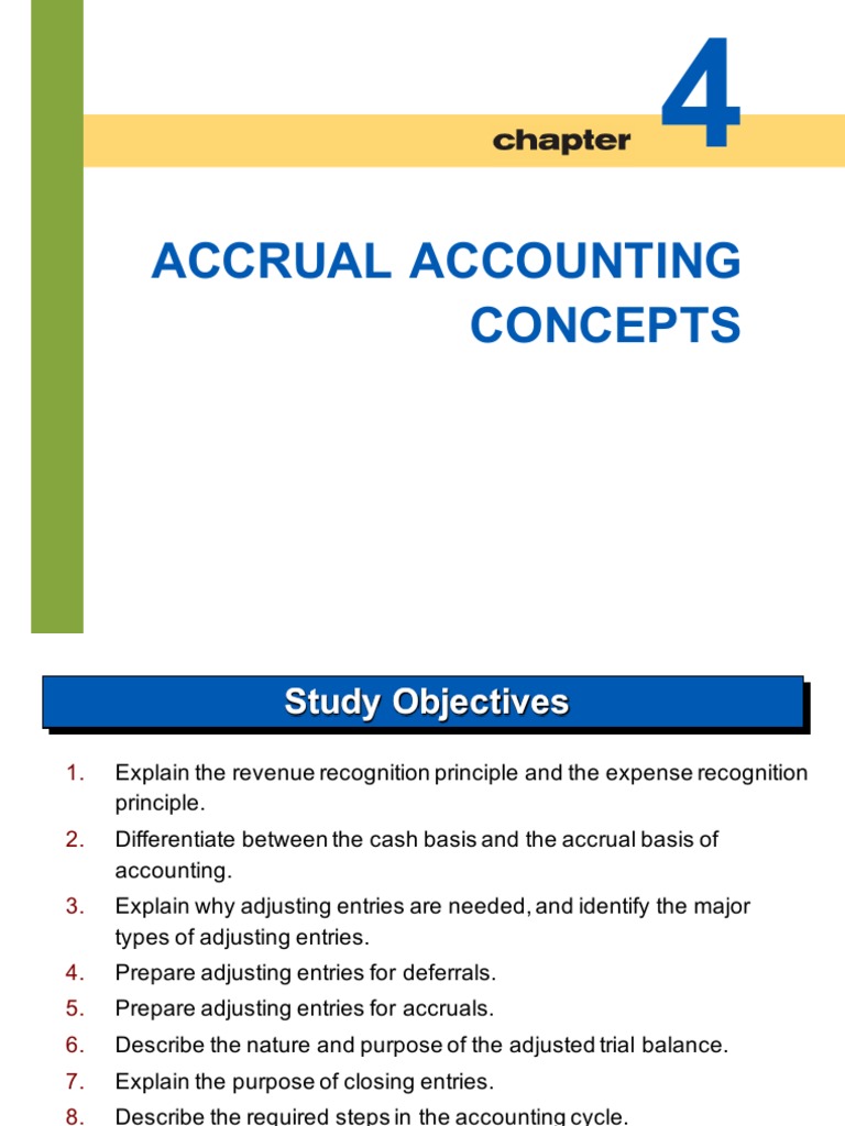 Chapter 4 - Fundamentals of Accounting | PDF | Deferral | Basis Of Accounting