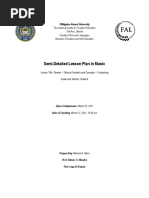 Elements of Music Lesson Plan | PDF | Singing | Pedagogy