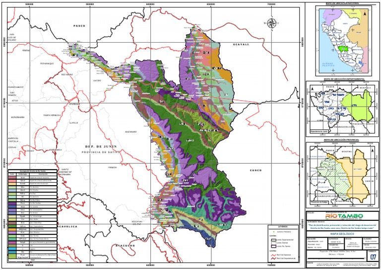 07 - Mapa Geológico | PDF | América del Sur | Perú