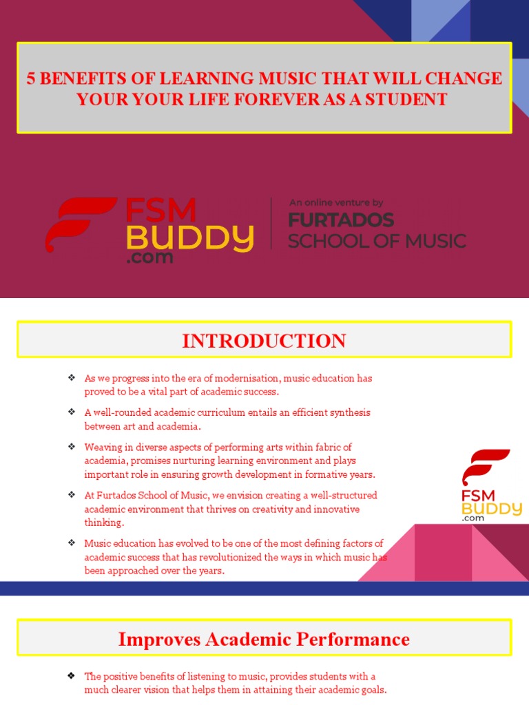 5 Benefits of Learning Music That Will Change Your Your Life Forever As ...