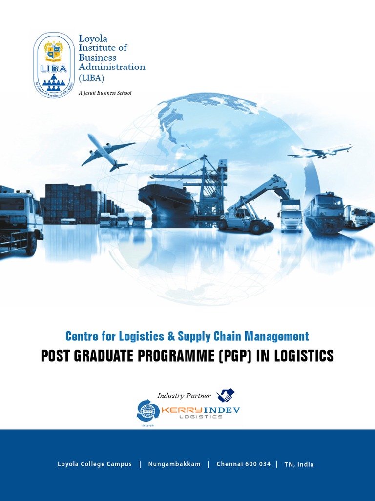 Post Graduate Programme (PGP) in Logistics: Centre For Logistics ...