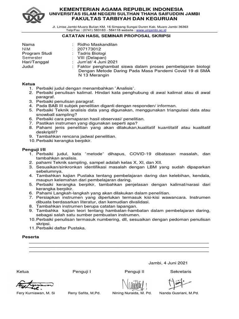 BA Sempro Ridho Maskandilan BIO | PDF