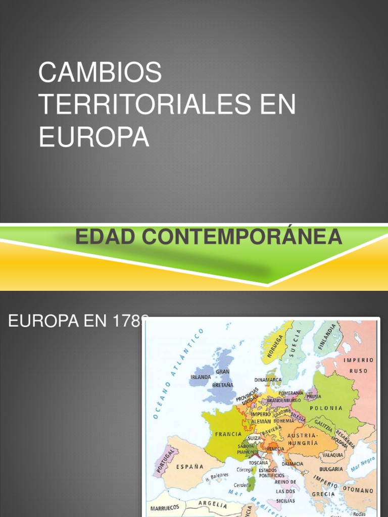 Cambios Territoriales en Europa Contemporánea | PDF