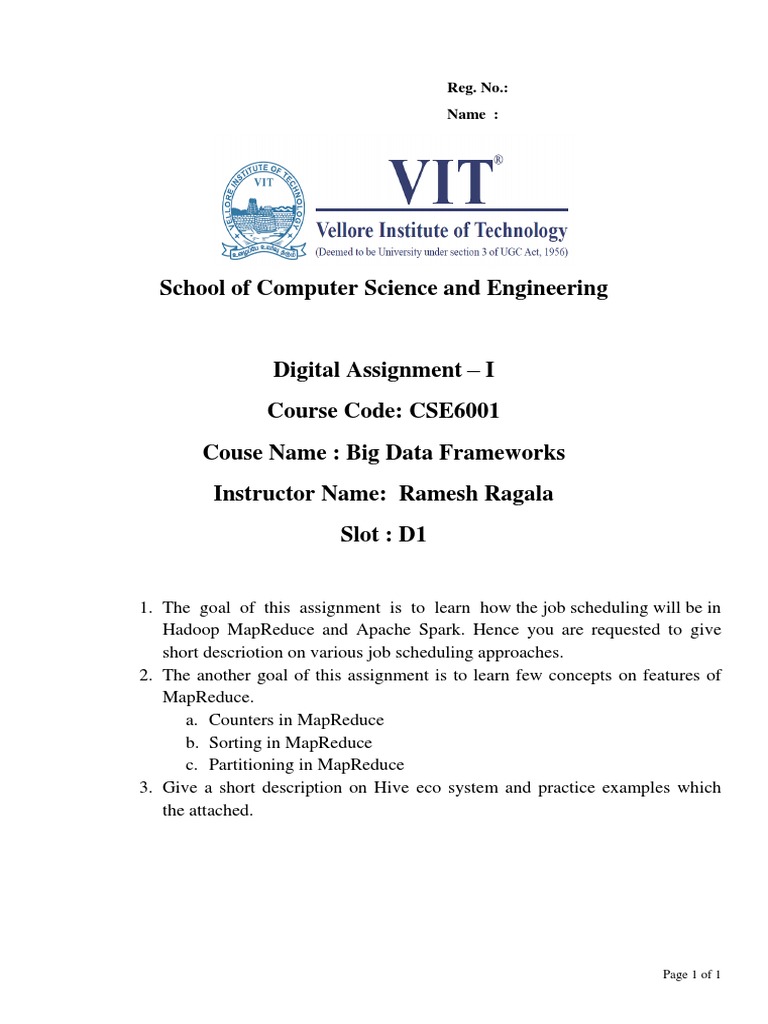 Digital Assignment 1 Pdf 9090