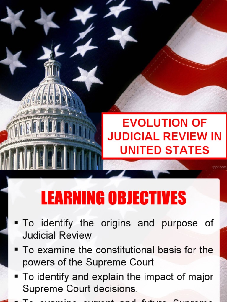 The Evolution and Establishment of Judicial Review in the United States ...