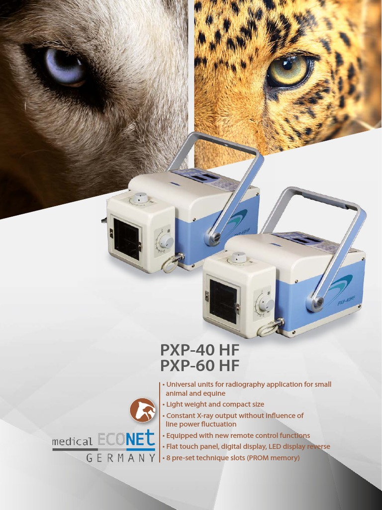 PXP 40HF - PXP 60HF | PDF | X Ray | Electromagnetic Radiation