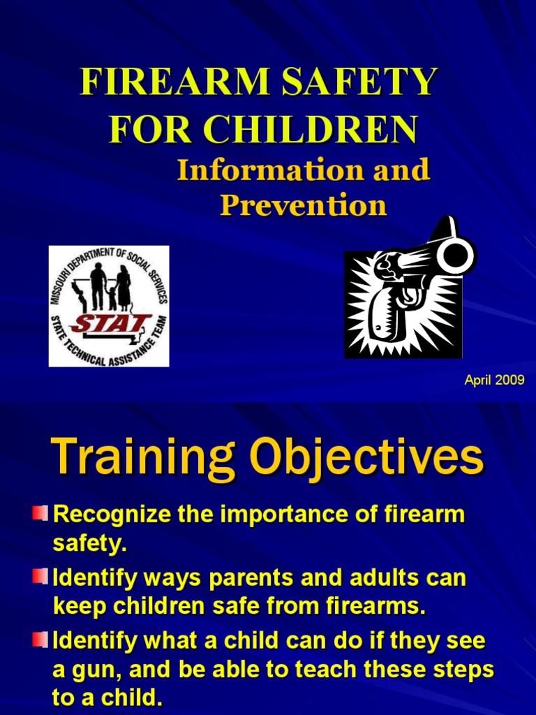 Firearm Safety For Children | PDF | Firearms | Projectile Weapons