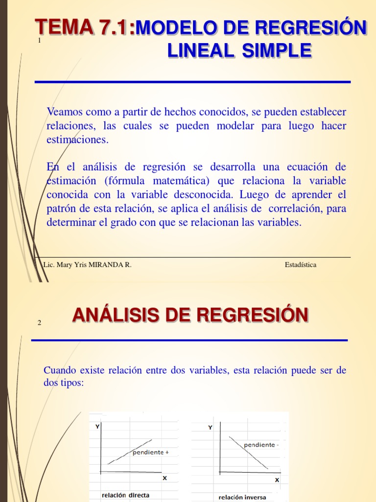 Modelo de Regresión Lineal | PDF | Regresión lineal | Teoría de la estimación