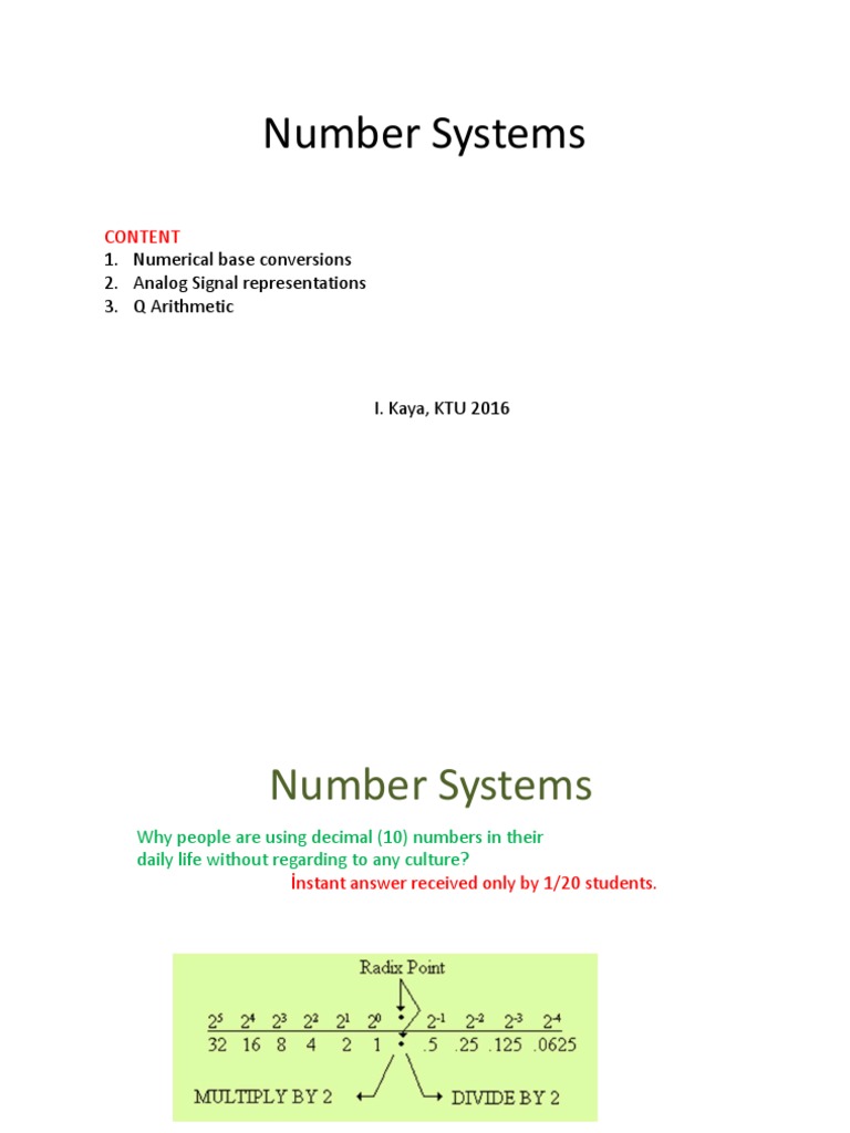 4 Number Systems | PDF | Teaching Mathematics | Applied Mathematics