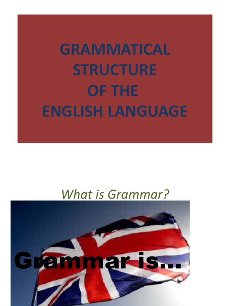 An Introduction to the Grammar of the English Language: Exploring Parts ...