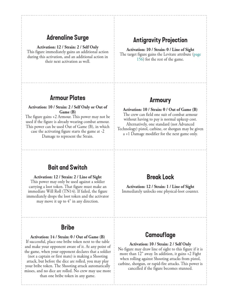 Stargrave Powercards | PDF | Armour | Tanks