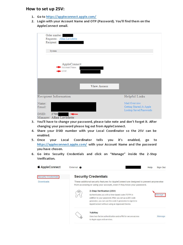 How To Set Up 2SV - Authenticator | PDF