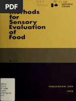 Sensory Exp4 - Ranking Test | PDF | Experiment | Level Of Measurement
