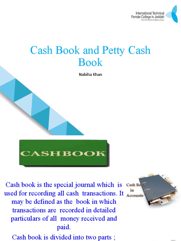 Understanding Cash Book and Petty Cash | PDF | Bookkeeping | Debits And ...