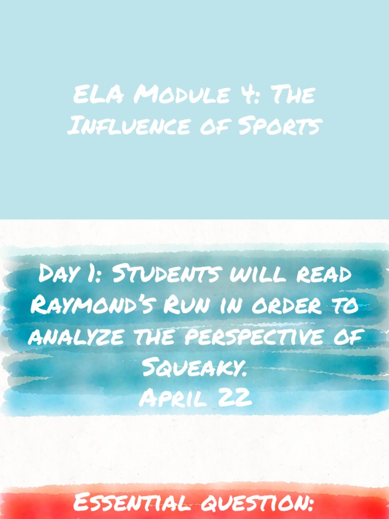 ELA Unit 4 2021 | PDF | Narration | Essays