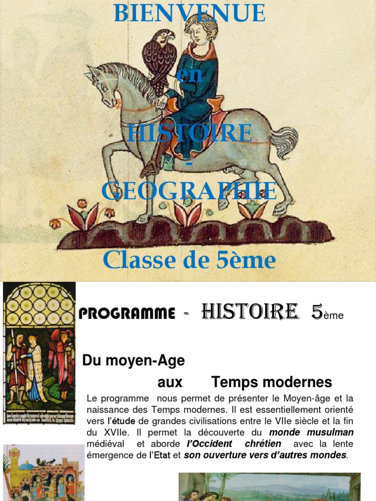 Histoire et Géographie en 5ème | PDF | Géographie | Science