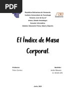 Ejercicios Calculo de Imc | PDF