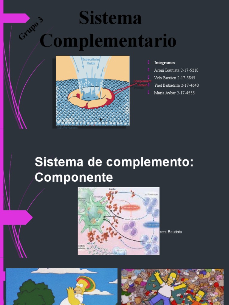 Sistema de Complemento1 | PDF | Sistema complementario | Biología Celular