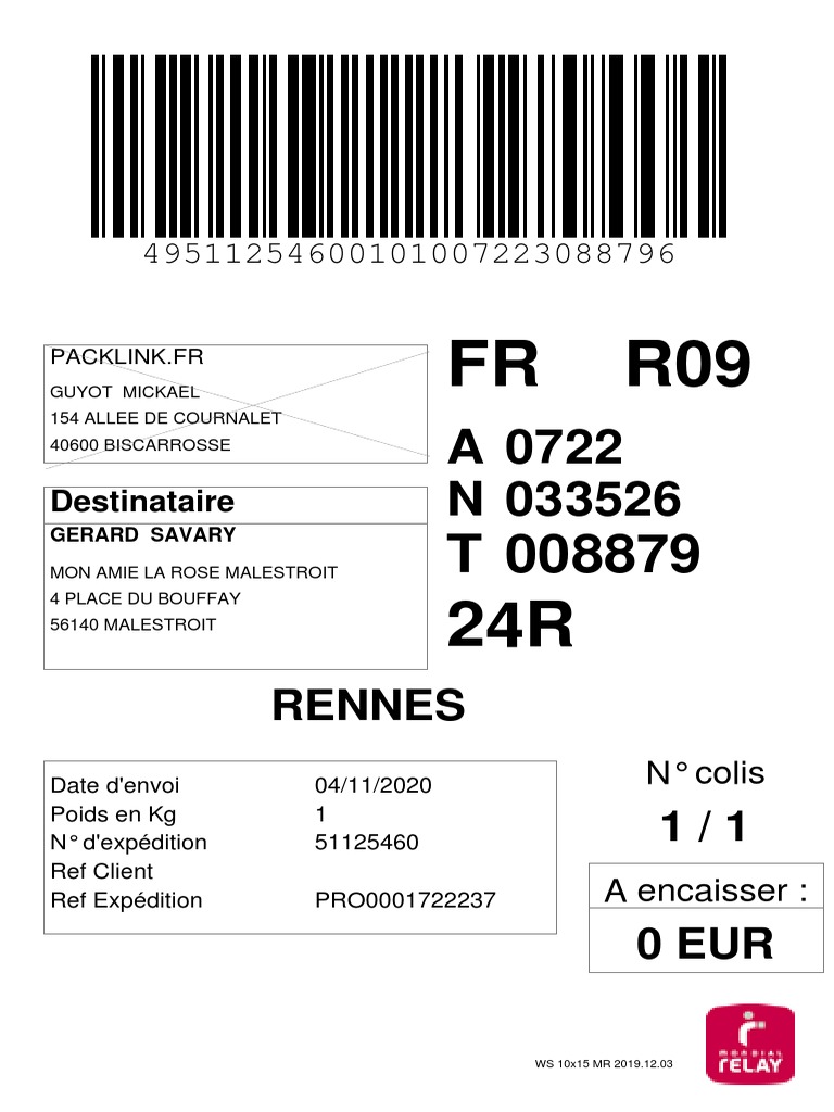 Bon de Retour Cdiscount | PDF