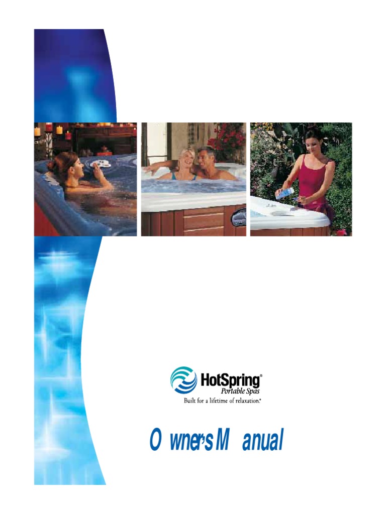 2004 Hot Spring Owners Manual | PDF | Hyperthermia | Nature