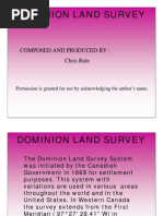 Overview of Dominion Land Survey System | PDF | Surveying | Geography