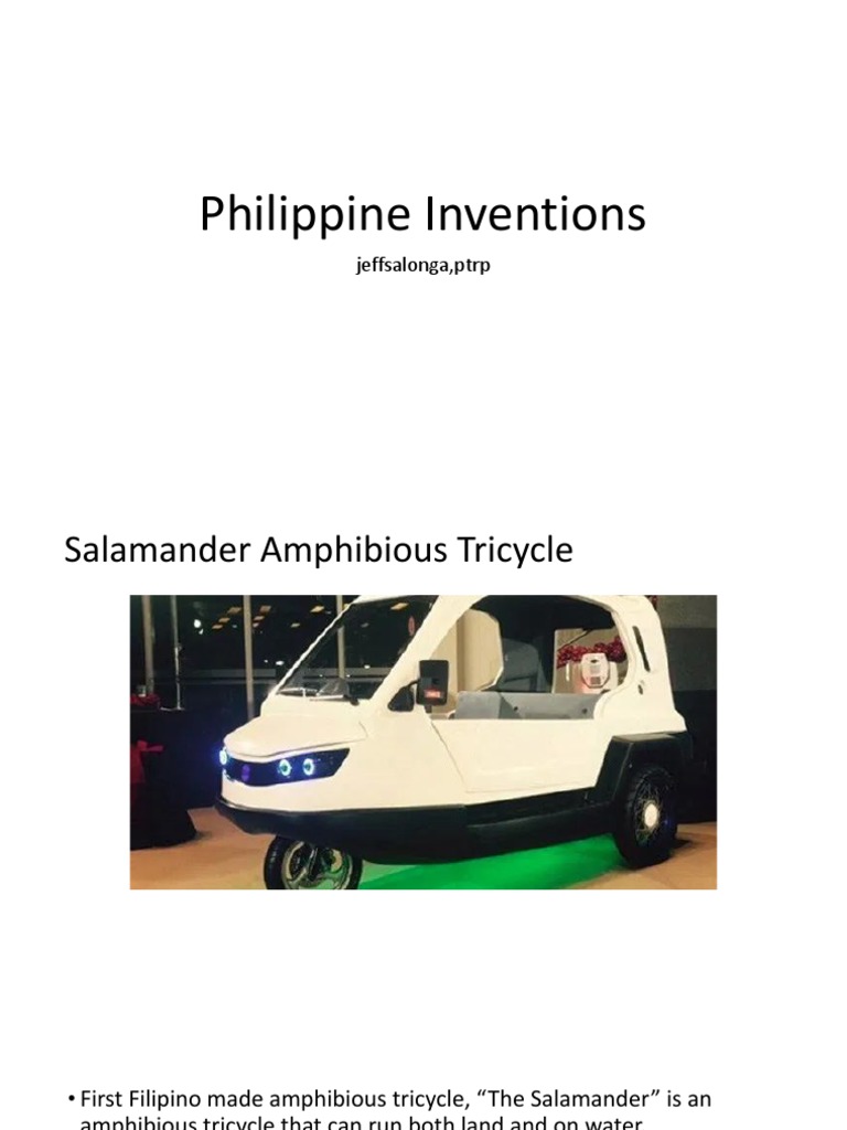 Philippine Inventions | PDF | Wellness | Medical