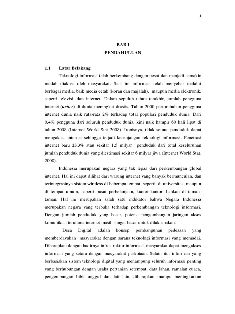 Pendahuluan Dan Pembahasan | PDF