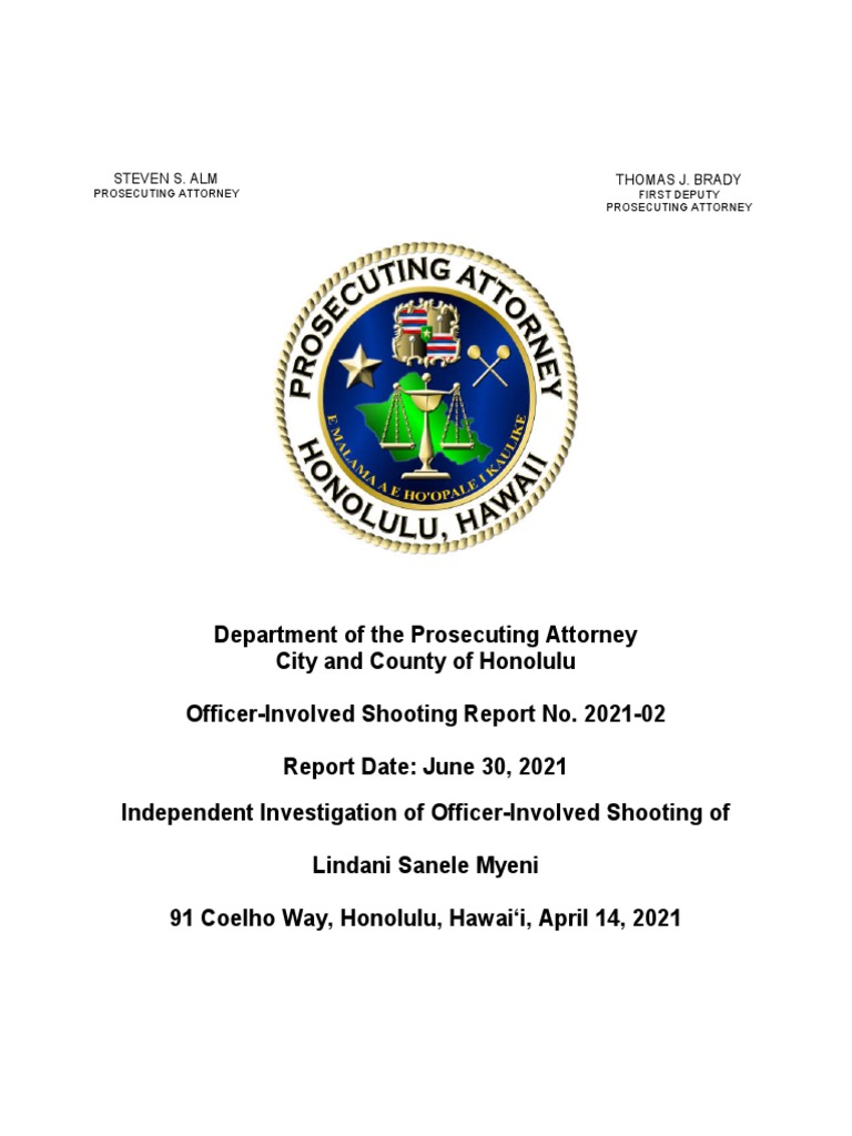 Officer-Involved Shooting Report 2021-02 | PDF | Dna Profiling | Law ...