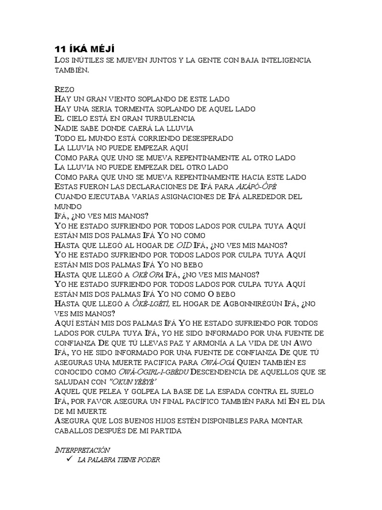 11 Capitulo Ika Meji | PDF | Oración | Sobrenatural