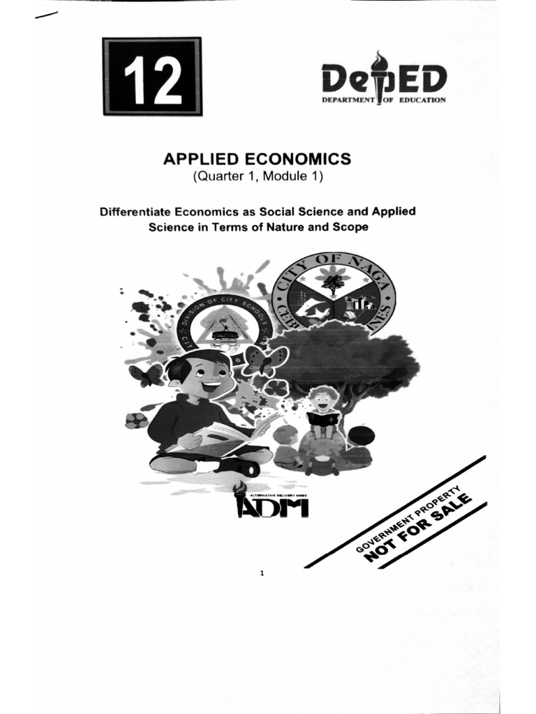 Applied Economics (Quarter 1, Module 1) | PDF
