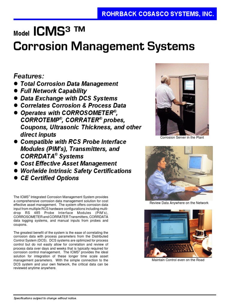 Icms ™: Corrosion Management Systems | PDF | Server (Computing ...